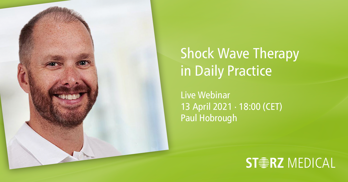 STORZ MEDICAL Live Webinar »Shock Wave Therapy in Daily Practice« on ...